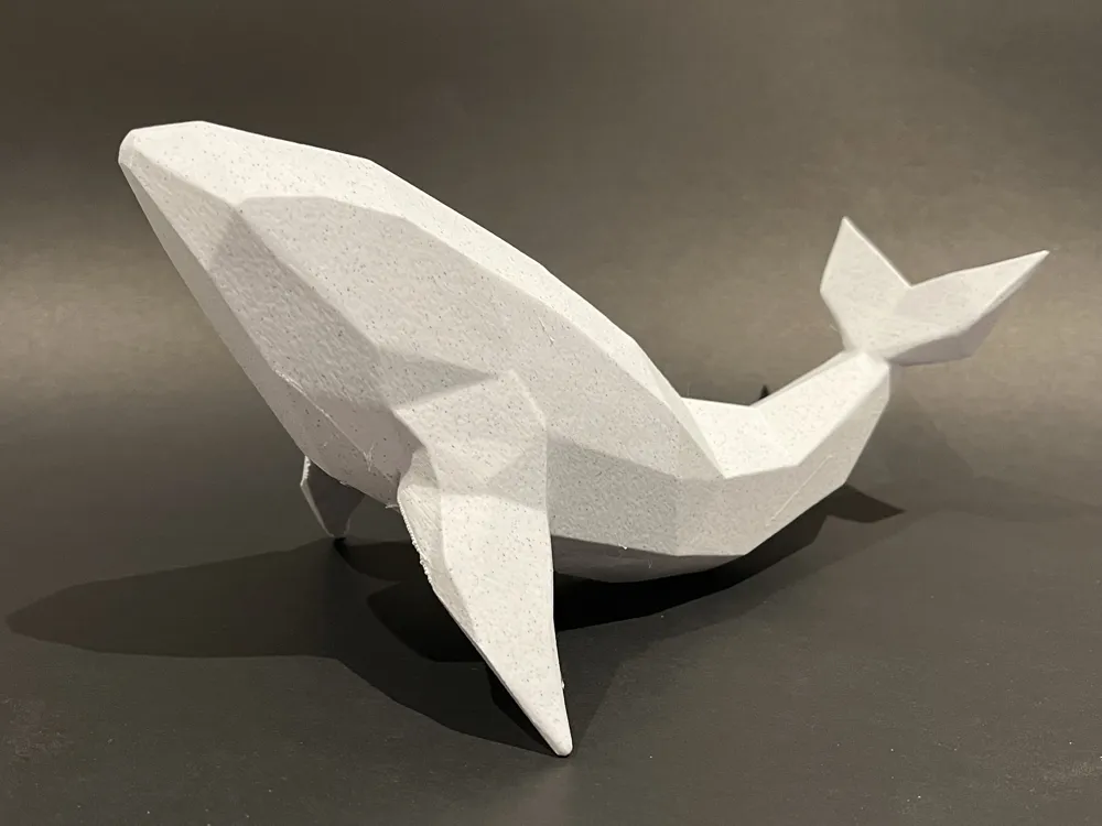 Low Poly Whale by Jasa Designs MakerWorld: Download Free 3D Models