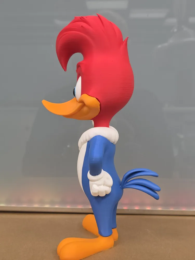Woody Woodpecker / NO AMS - Free 3D Print Model - MakerWorld