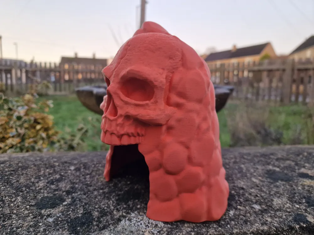 Skull Cave Hide - Free 3D Print Model - MakerWorld