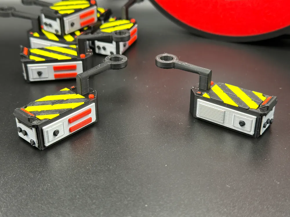 Ghostbusters - Tiny Ghost Trap Keychain by Eternity Labs - MakerWorld