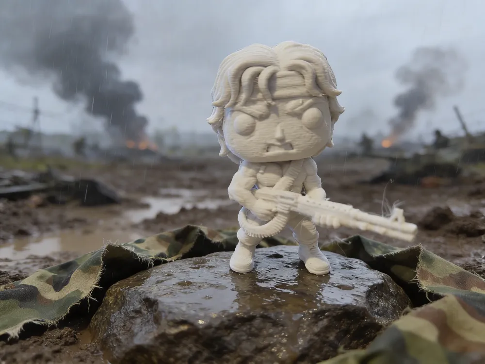 Rambo - Chibi - Free 3D Print Model - MakerWorld