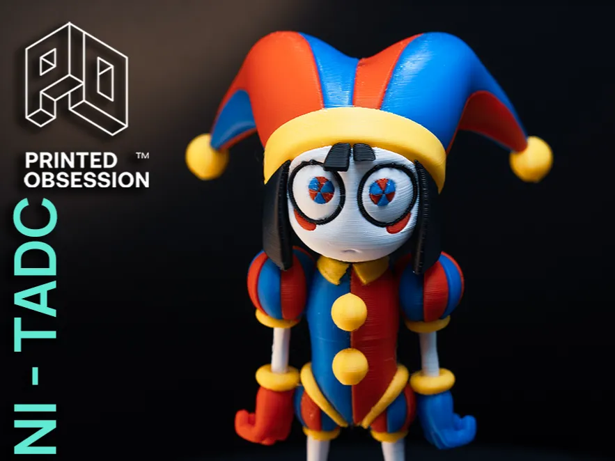 Pomni - The Amazing Digital Circus - Fan Art - Free 3D Print Model ...