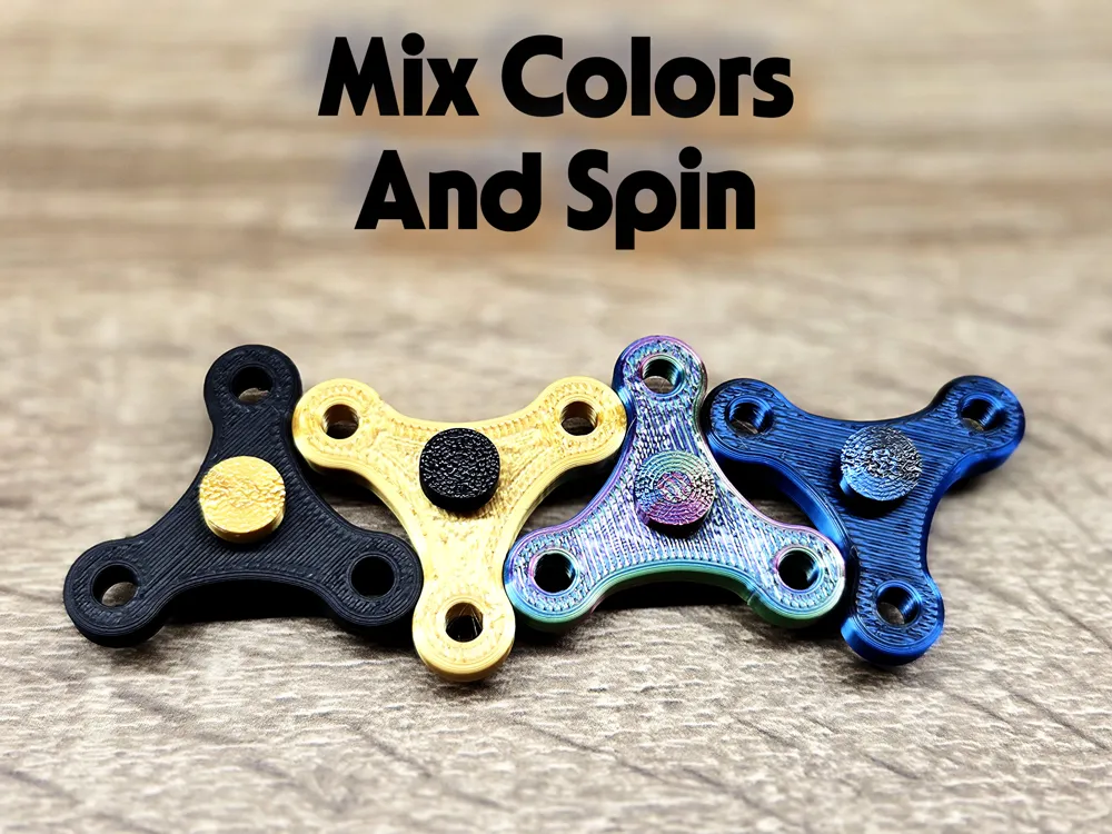 Mini Fidget Spinner - Free 3D Print Model - MakerWorld