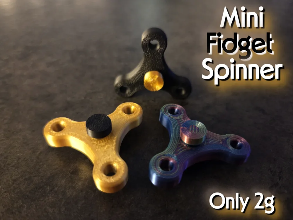 Mini Fidget Spinner - Free 3D Print Model - MakerWorld