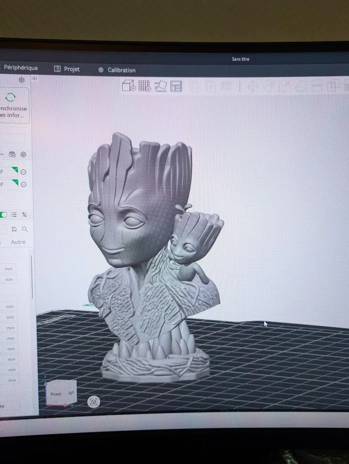 buste groot et baby groot by lemeneur MakerWorld: Download Free 3D Models