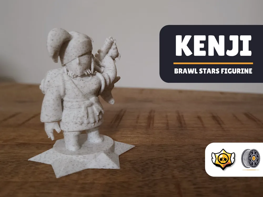 Kenji | Brawl Stars Figurine Remixed by Mike.stl MakerWorld: Download ...