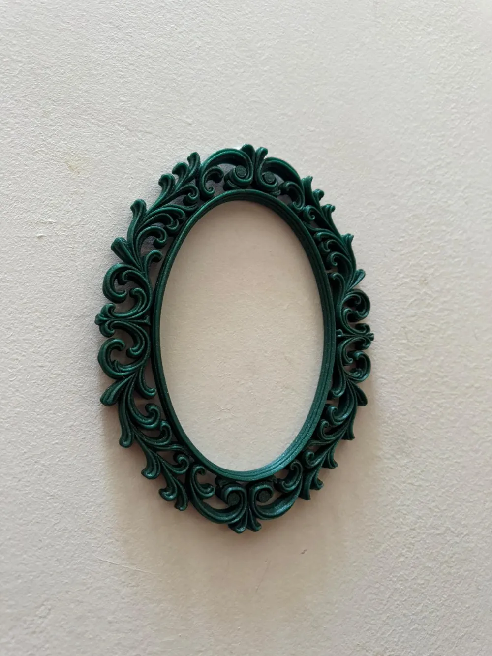 Victorian Gothic Oval Frame Goth Decor Wall Decor - Free 3D Print Model ...
