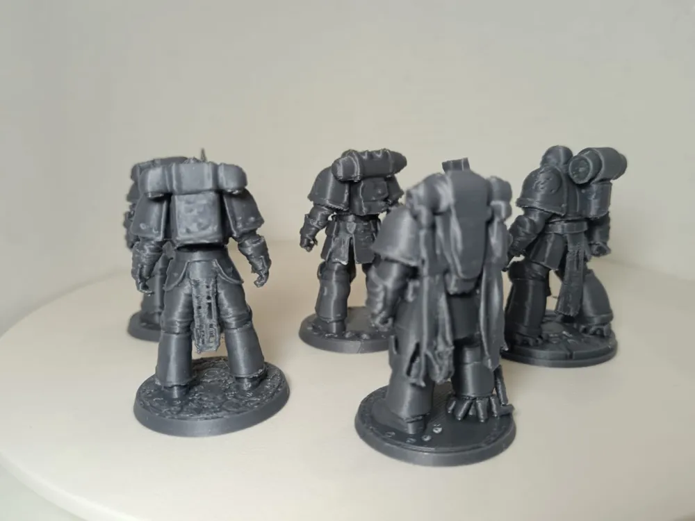 Miniature Futuristic Armored Warrior Collection - Free 3D Print Model ...