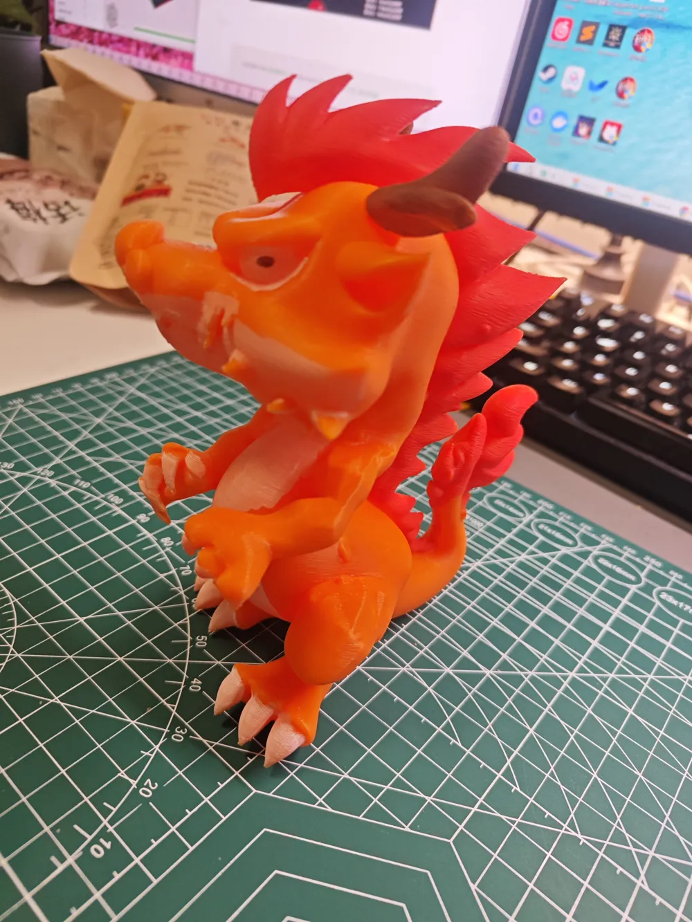 Stone Age_Dragon Beast by skull MakerWorld: Download Free 3D Models
