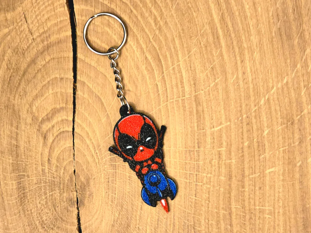 Space Deadpool keychain by Goomol DIY - MakerWorld
