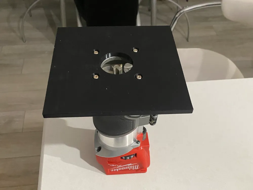 Milwaukee Router Square Jig 6/4 inch - Free 3D Print Model - MakerWorld