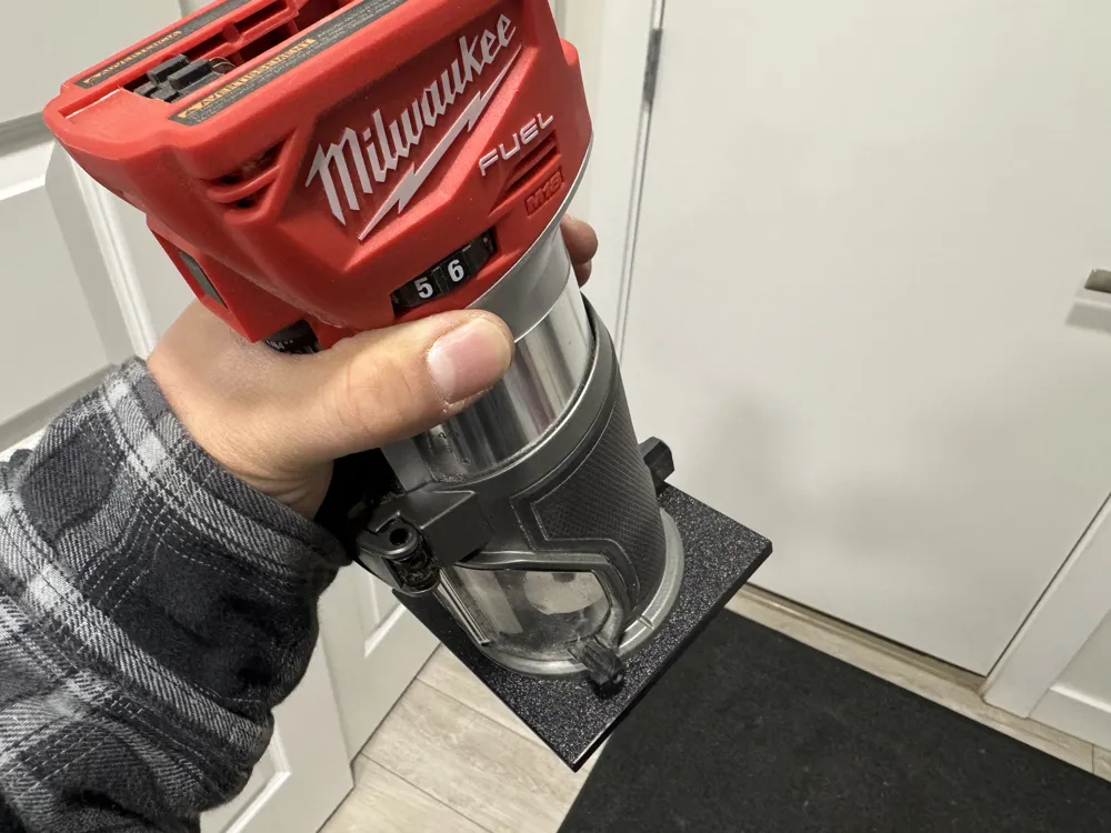 Milwaukee Router Square Jig 6/4 inch - Free 3D Print Model - MakerWorld