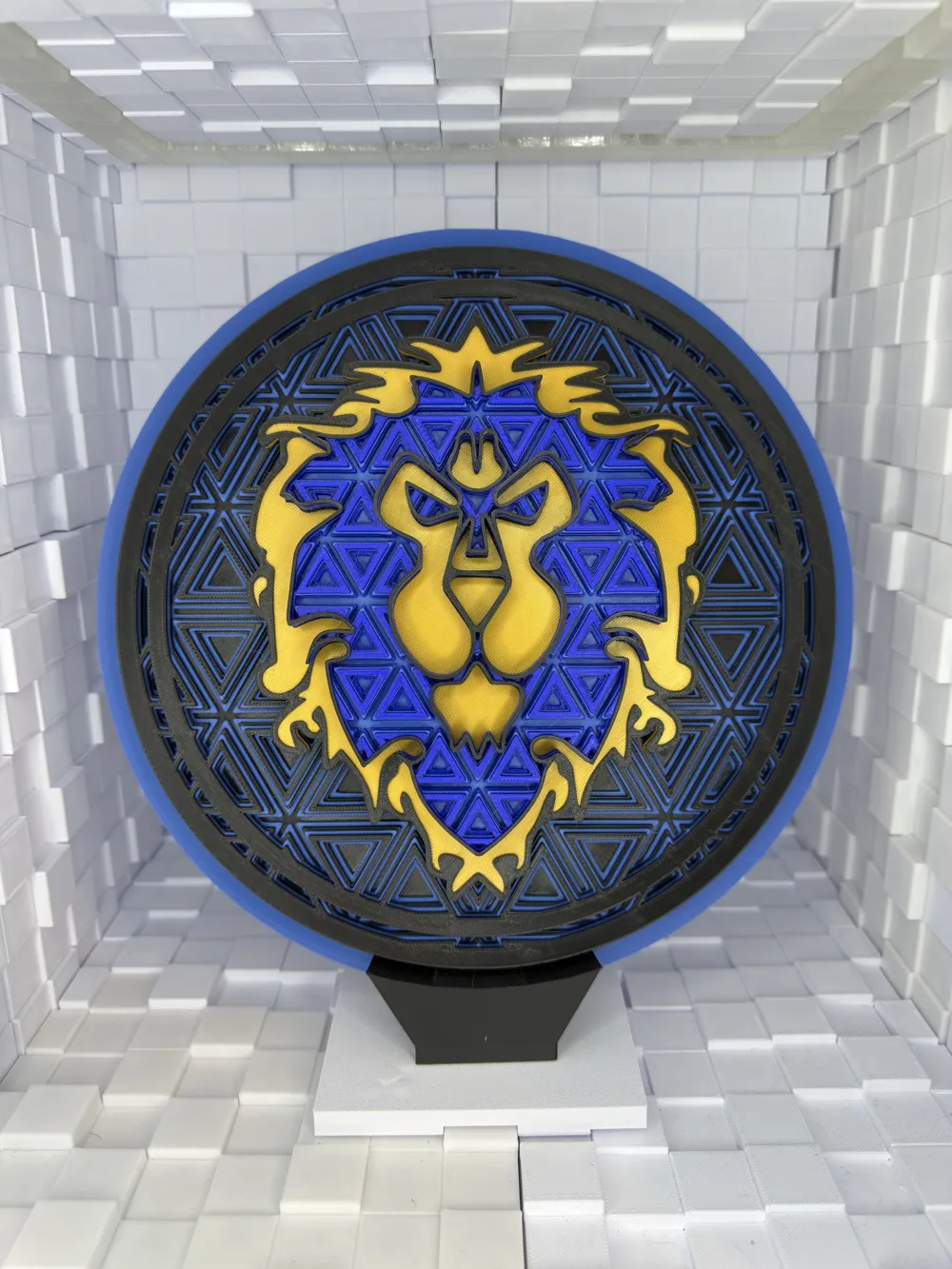 World of Warcraft - Alliance Mosaic - Free 3D Print Model - MakerWorld