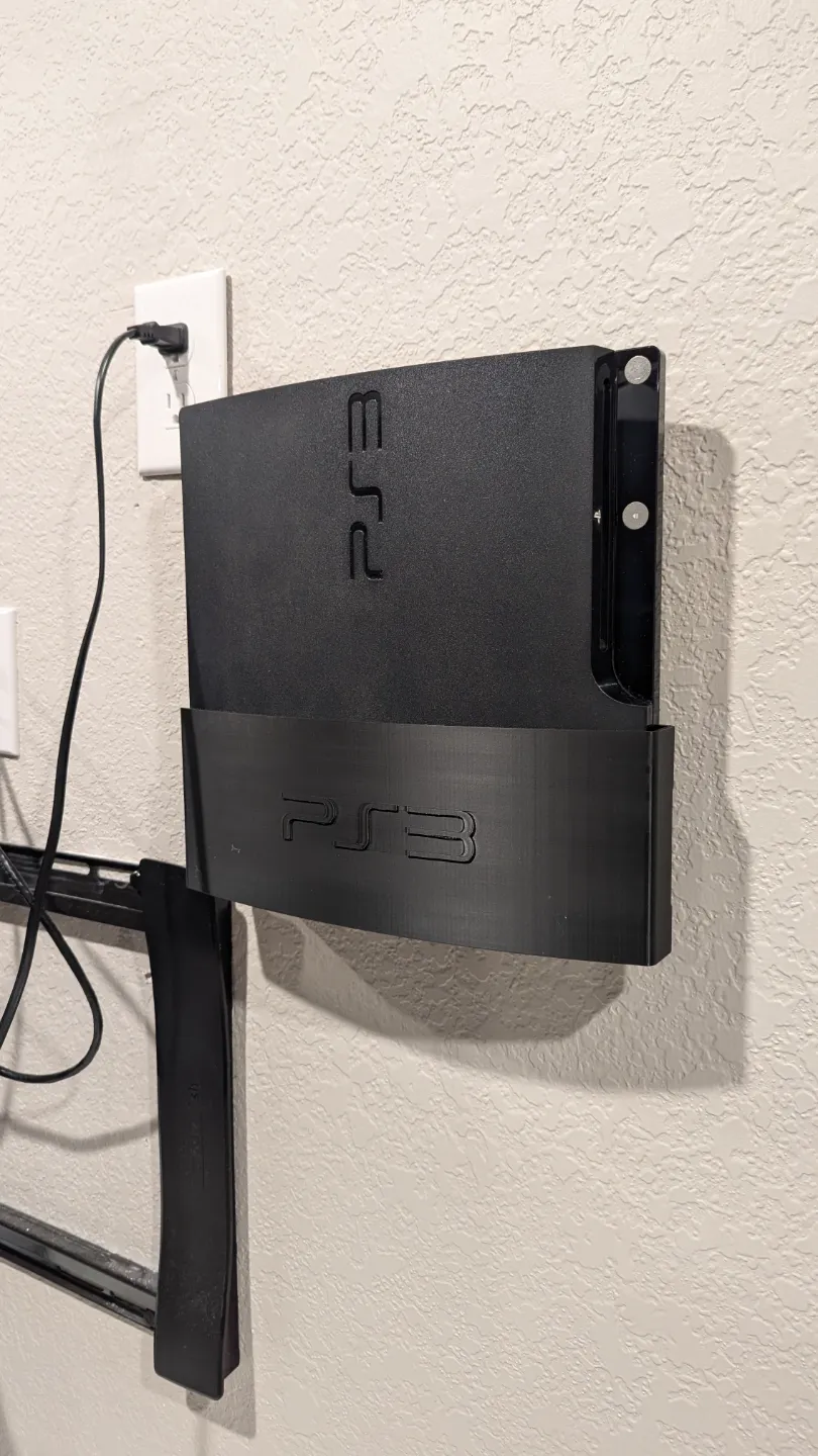 PS3 Slim Wal Mount - Free 3D Print Model - MakerWorld