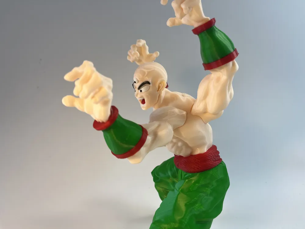 Dragon Ball-Four Arm Tien Shinhan - Free 3D Print Model - MakerWorld