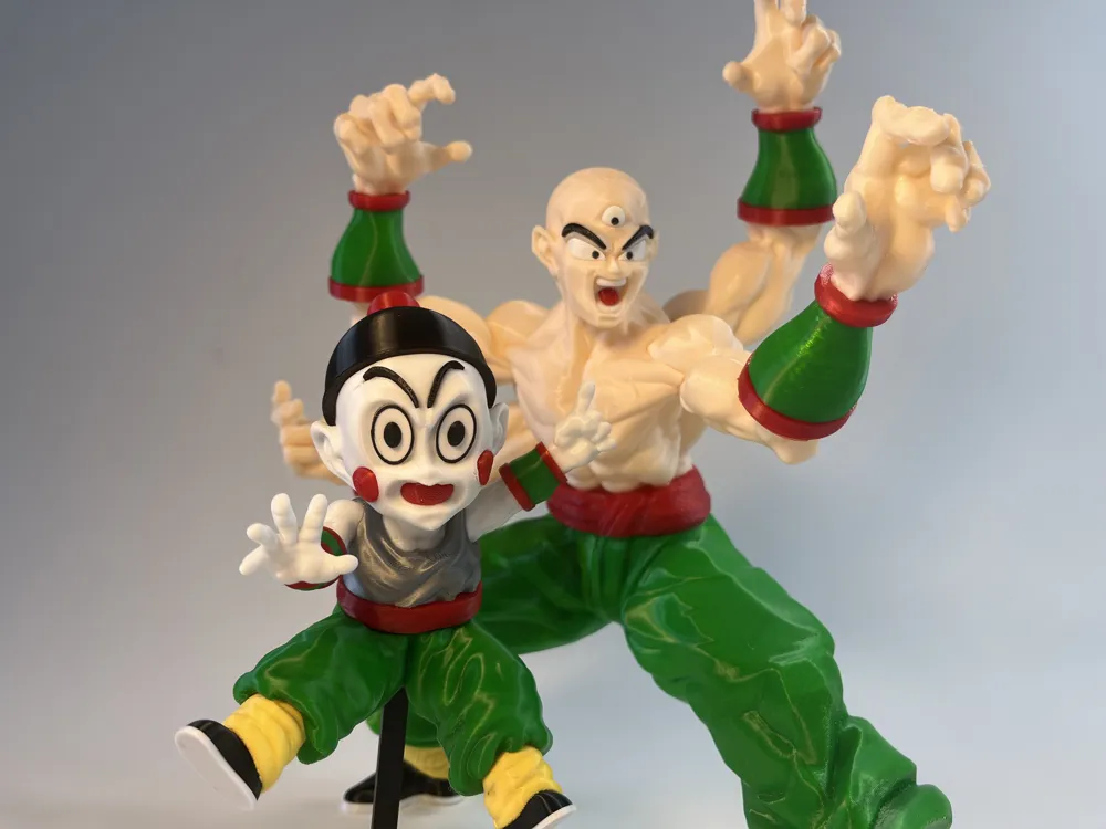 Dragon Ball-Four Arm Tien Shinhan - Free 3D Print Model - MakerWorld