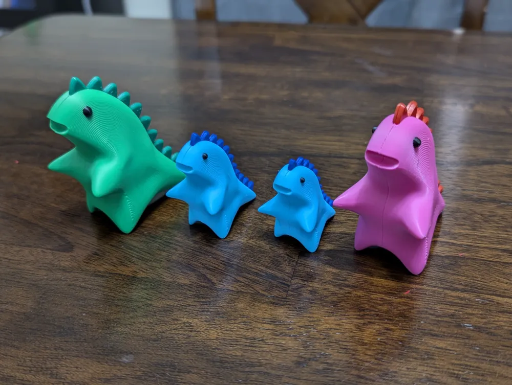Cute Derpy Dino Family - Efficient Multicolor by vorkosigan78 ...
