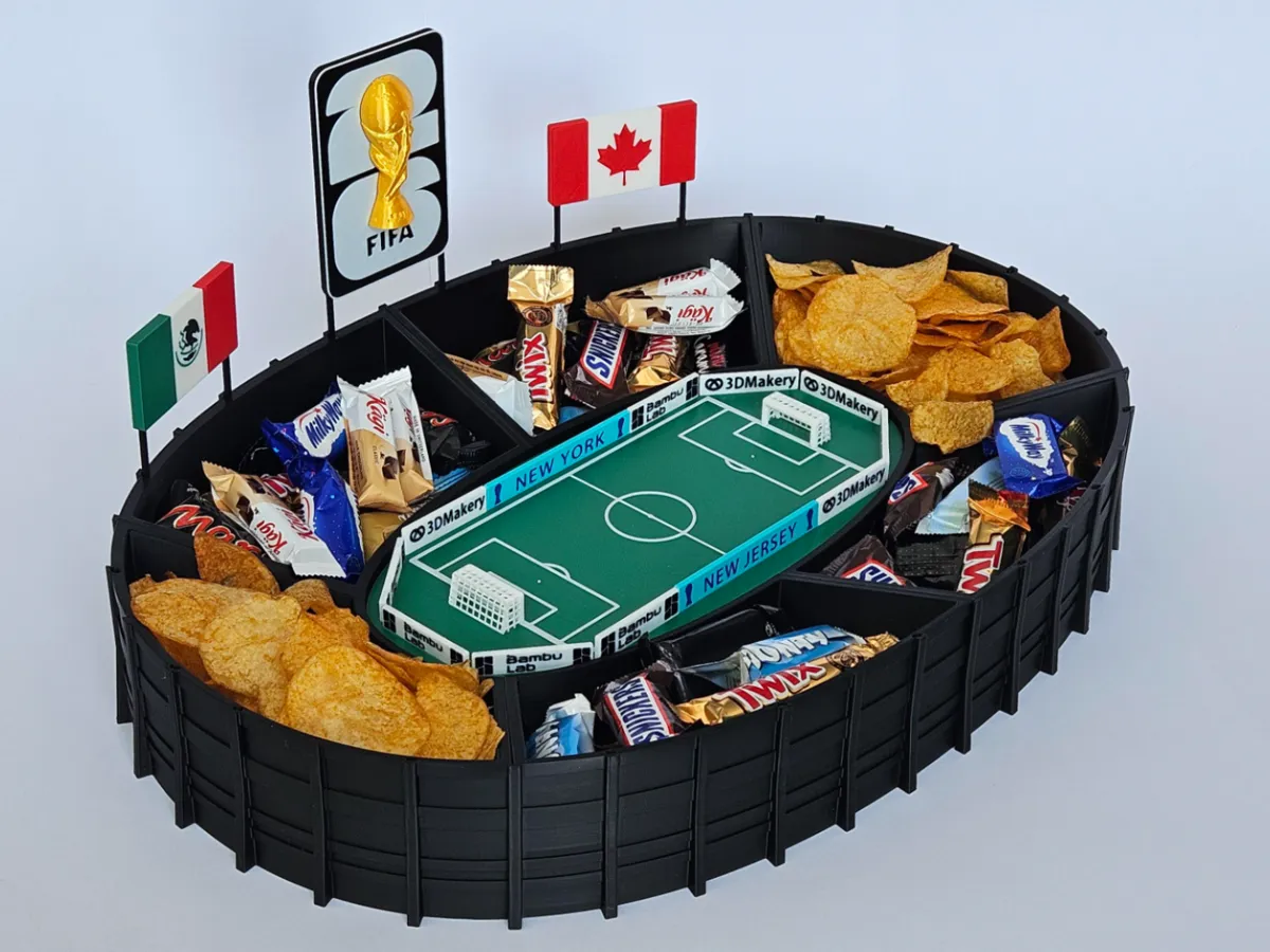 Snack Stadium Fifa world cup 2026 - Free 3D Print Model - MakerWorld
