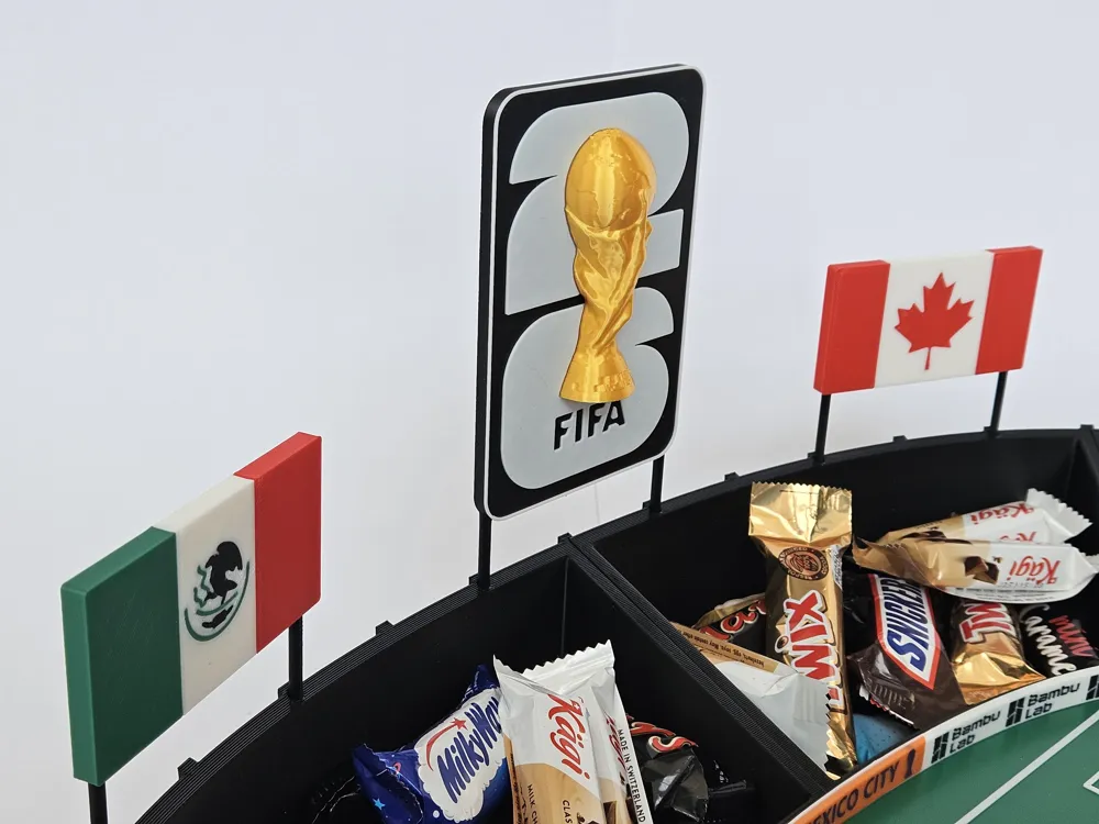 Snack Stadium Fifa world cup 2026 - Free 3D Print Model - MakerWorld