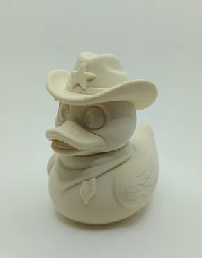 Wild West Sheriff Duck by 3D Dekoration MakerWorld: Download Free 3D Models
