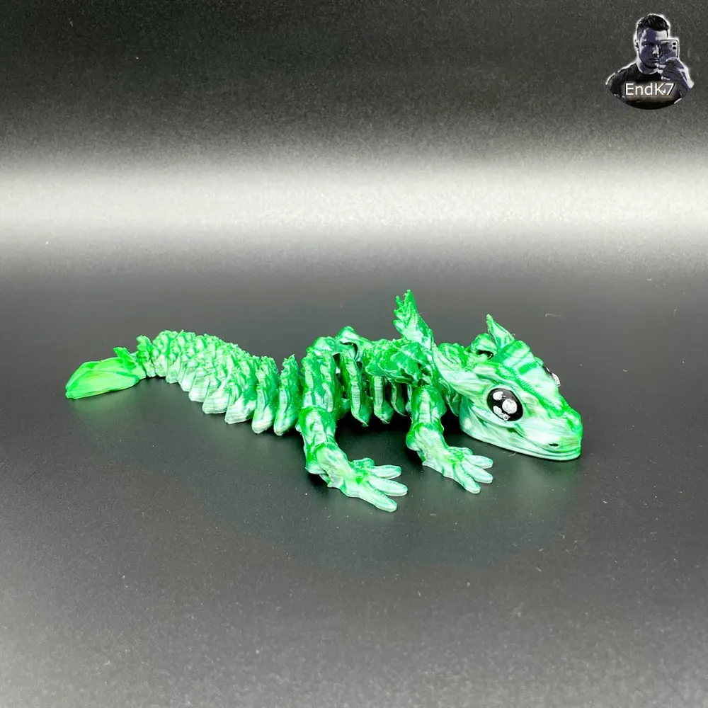 Glorious Baby Dragon - Articulated - Print in Place - No Supports ...