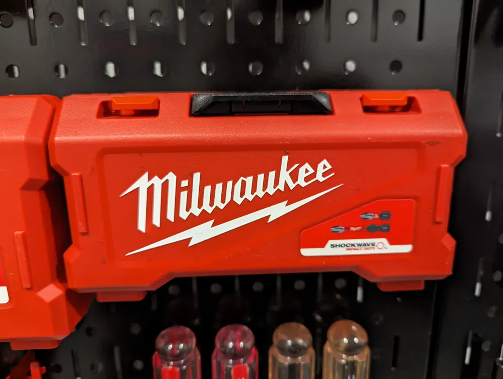 Wall Control - Milwaukee Bit Holder Box by Jaxel - MakerWorld