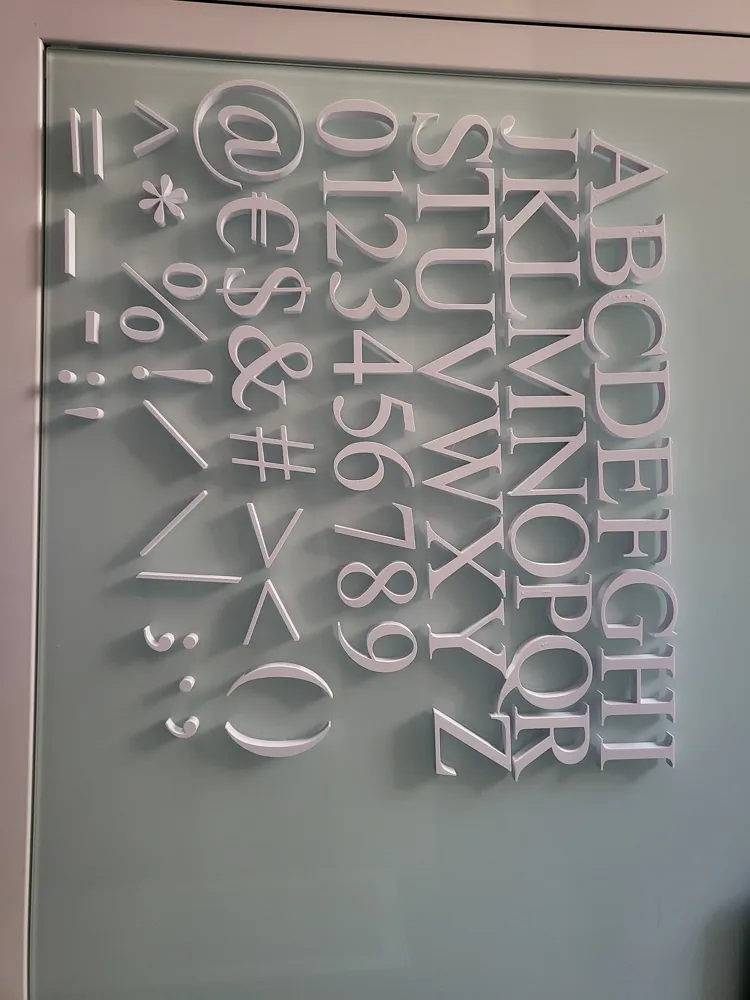 Letters, numbers, symbols - Free 3D Print Model - MakerWorld