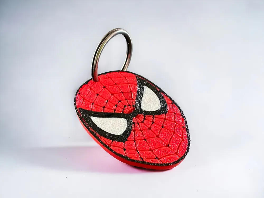 Spider-man mask keychain by CasalingoDisperato🏠🕷️ - MakerWorld