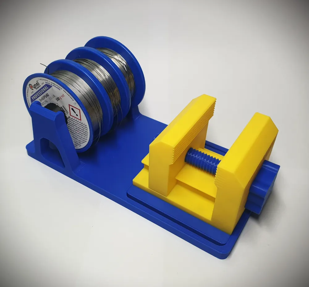 Simple Mini VISE modular w. my Solder Wire Stand. by Pioterzero ...