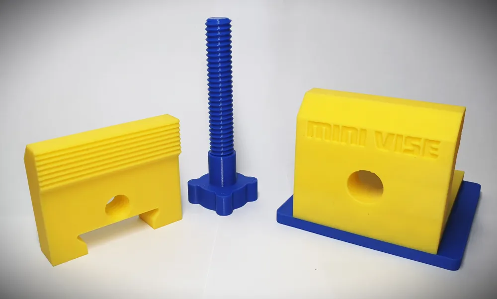 Simple Mini VISE modular w. my Solder Wire Stand. by Pioterzero ...