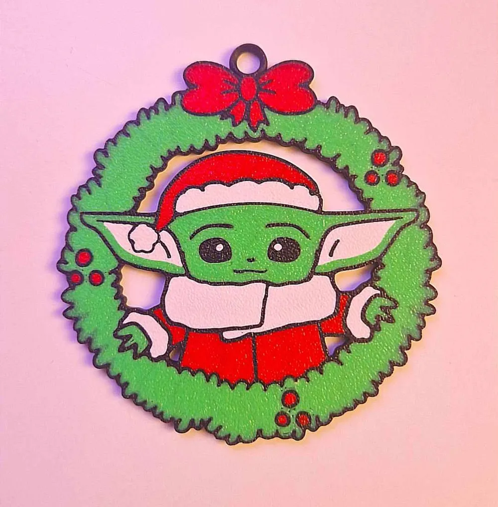 Baby Yoda Christmas Tree Hanger Ornament - Grogu by SteveA - MakerWorld