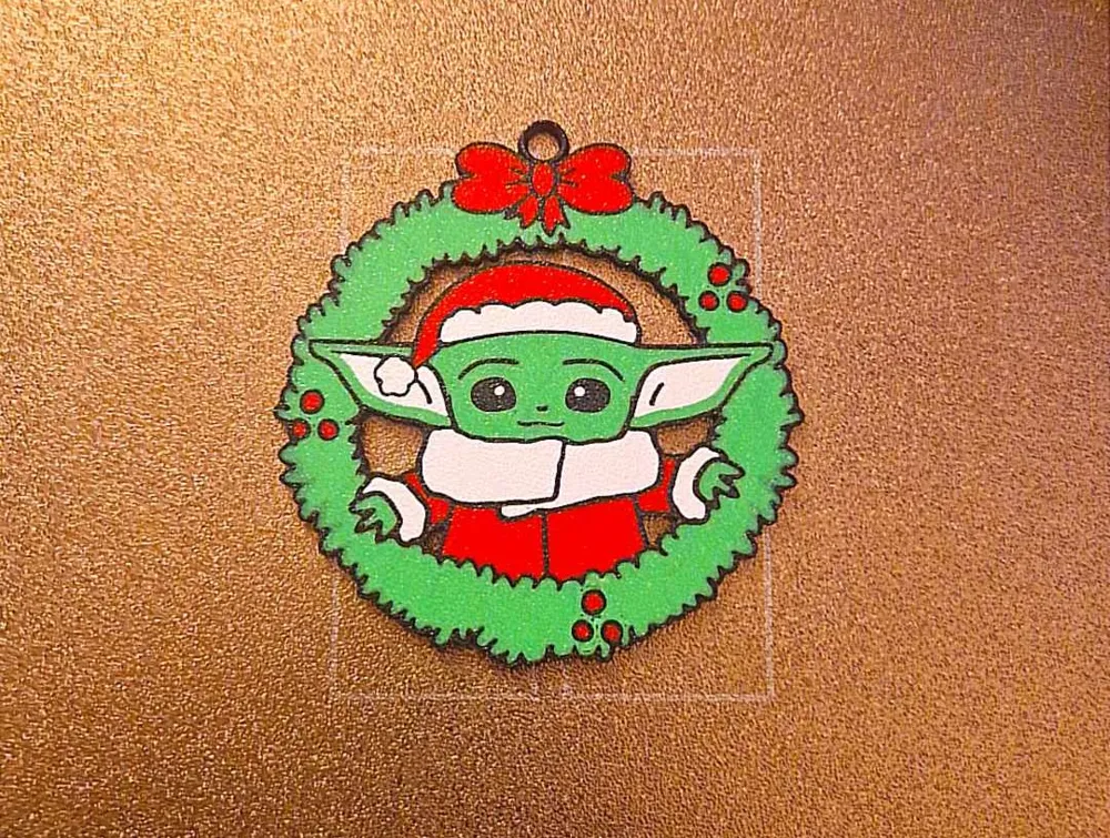 Baby Yoda Christmas Tree Hanger Ornament - Grogu by SteveA - MakerWorld