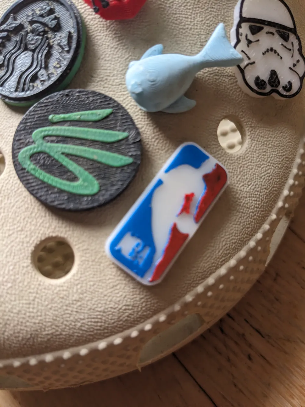 NBA croc charm by Penguin Prints - MakerWorld