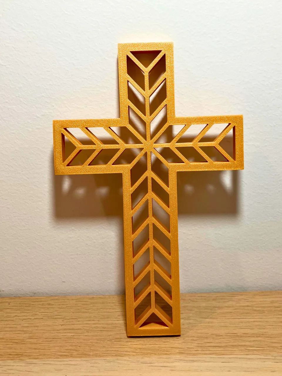 Elegant 3D Cross Display by A*i*m*e*e* MakerWorld: Download Free 3D Models