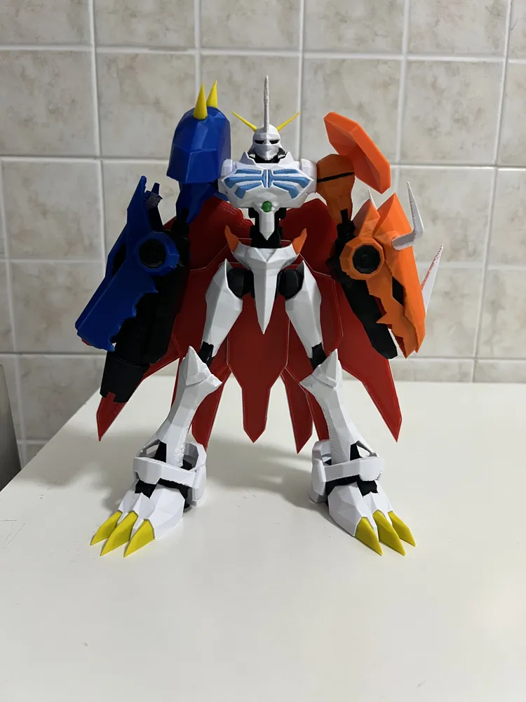 Amplified Omegamon - Free 3D Print Model - MakerWorld