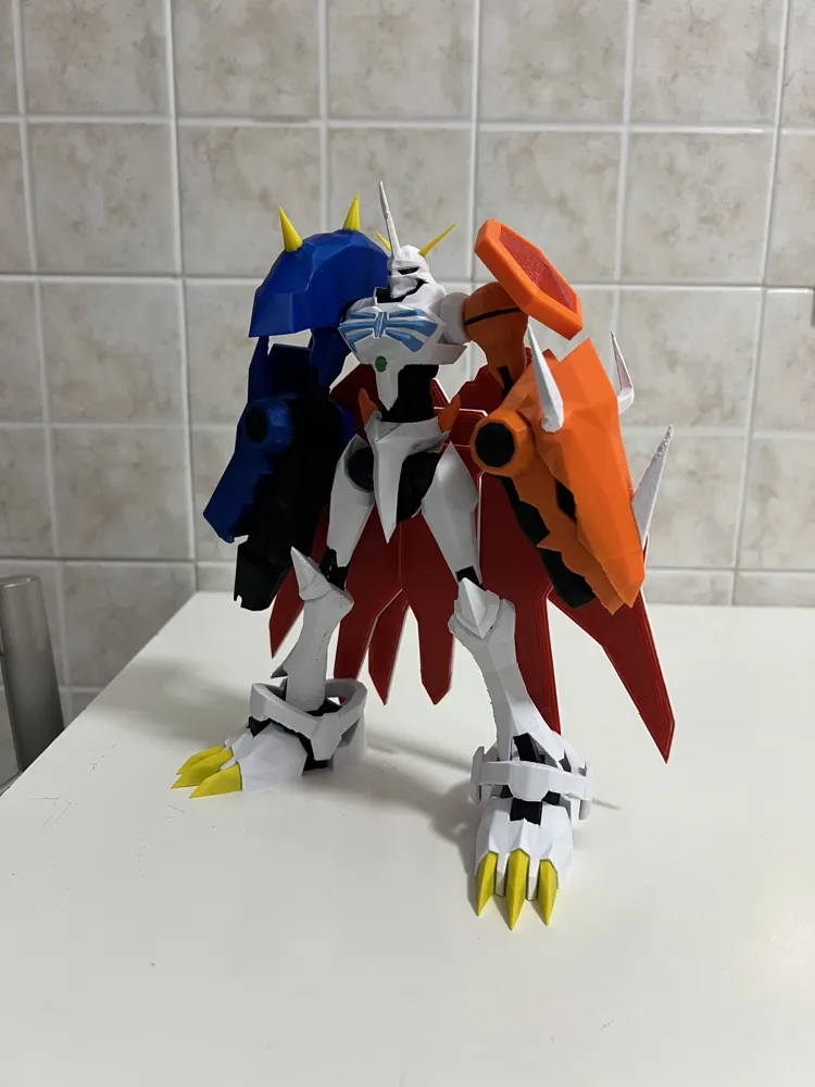 Amplified Omegamon - Free 3D Print Model - MakerWorld