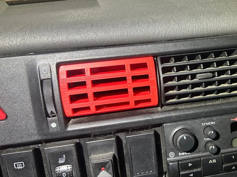Rejilla de ventilación VW T4 salpicadero - Modelo de impresión 3D ...