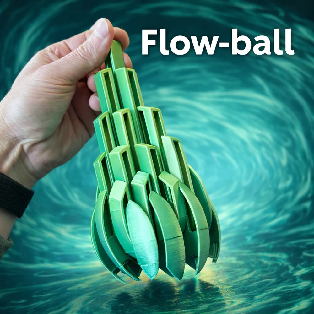 FLOW-BALL! Fidget de Movimento Infinito - Modelo gratuito para ...