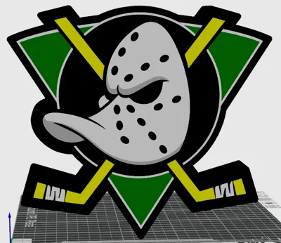 Mighty Ducks Logo by 3DPATCHACE - MakerWorld