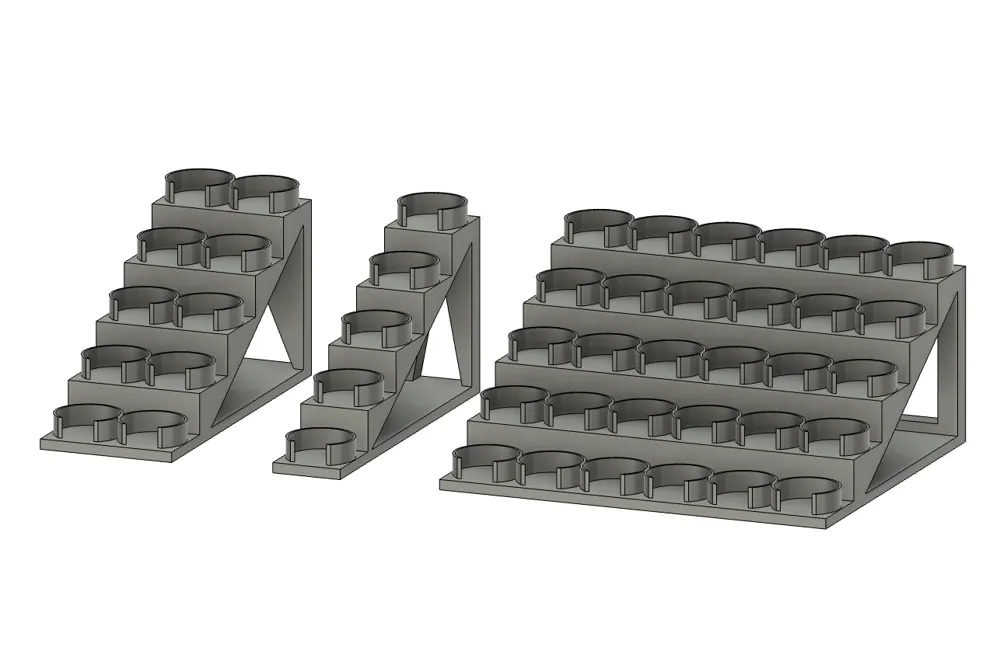 Pro Acryl Paint Rack (Fits IKEA MOPPE) - Free 3D Print Model - MakerWorld