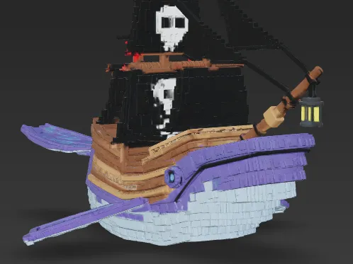 Steal a Brainrot|Capitano Moby - Free 3D Print Model - MakerWorld