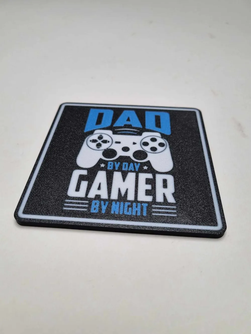 Dad Gamer Coaster by Dragon in the Woodshed - MakerWorld