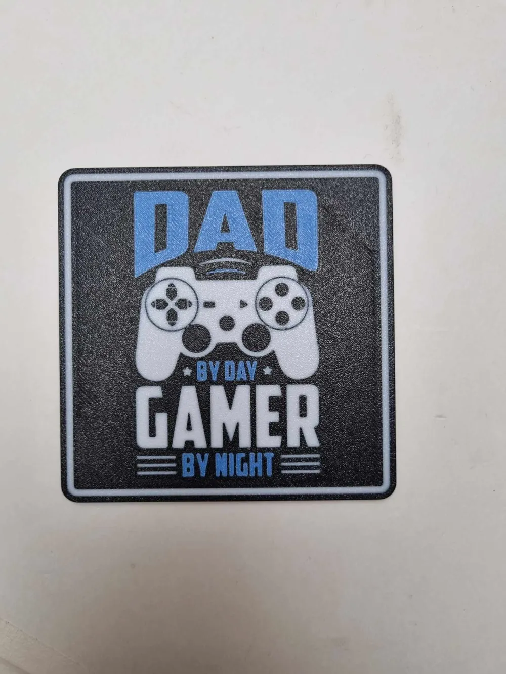 Dad Gamer Coaster by Dragon in the Woodshed - MakerWorld