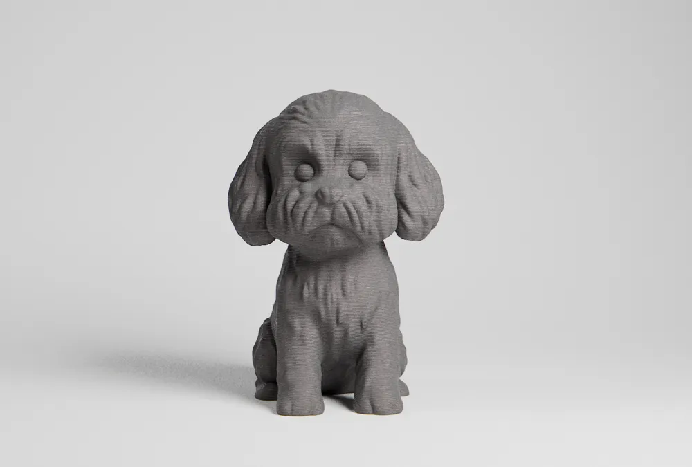 Mini Cute Cockapoo Figurine - Free 3D Print Model - MakerWorld