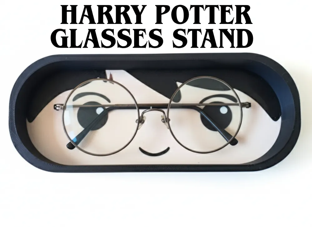 Harry Potter Glasses Stand - Free 3D Print Model - MakerWorld