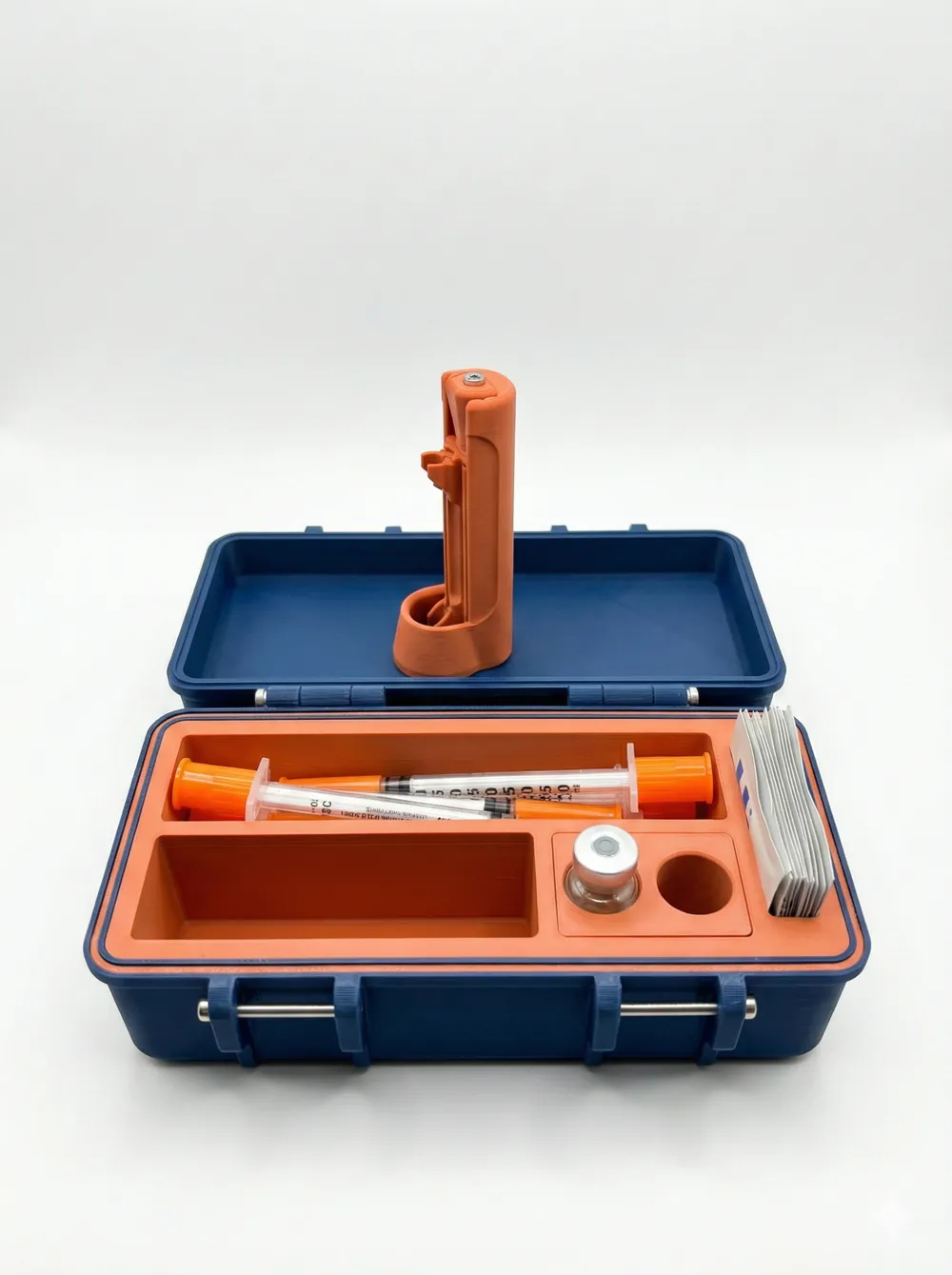 Peptide \ HRT \ TRT Injector Combo Travel Case - Free 3D Print Model ...
