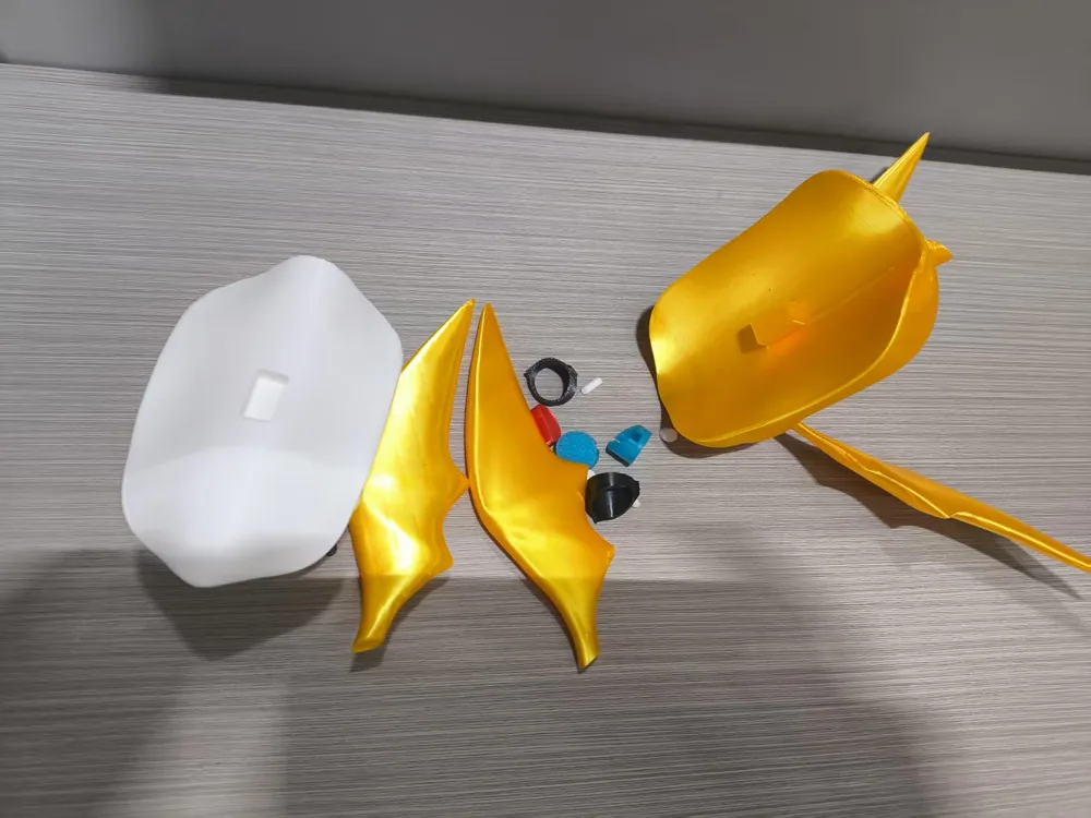 Digimon Patamon Single-Color Print and Assembly Version (No multi-color ...