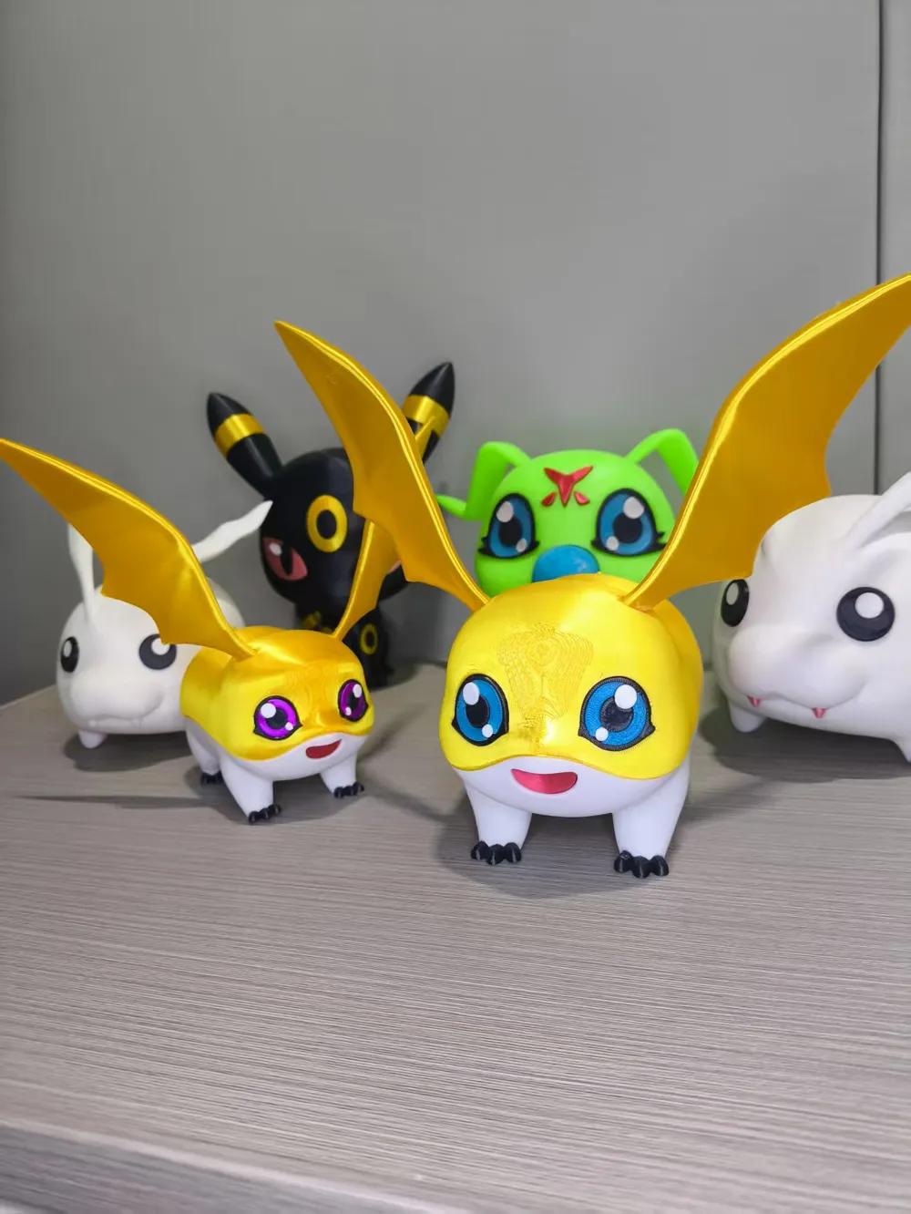 Digimon Patamon Single-Color Print and Assembly Version (No multi-color ...