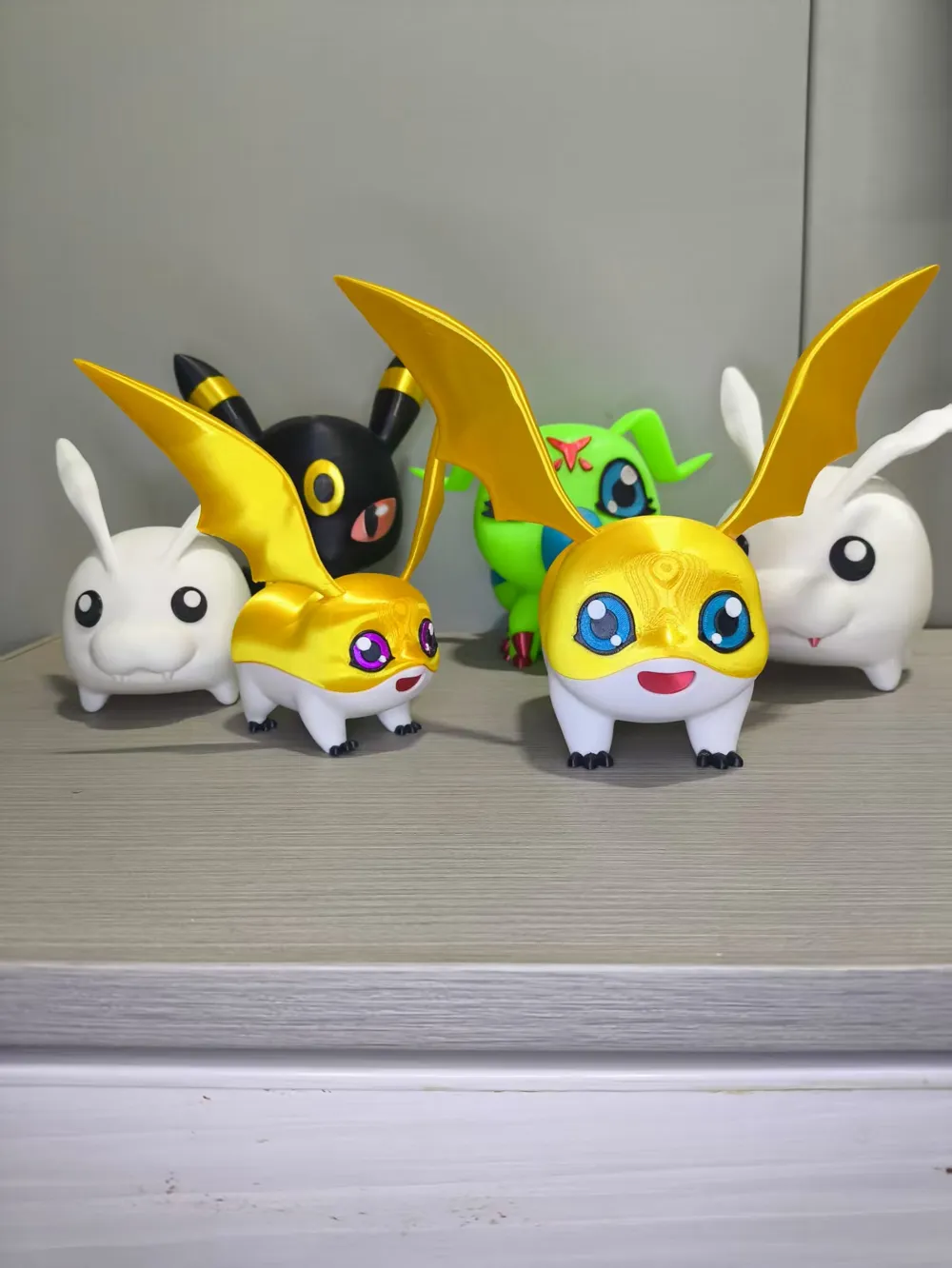 Digimon Patamon Single-Color Print and Assembly Version (No multi-color ...