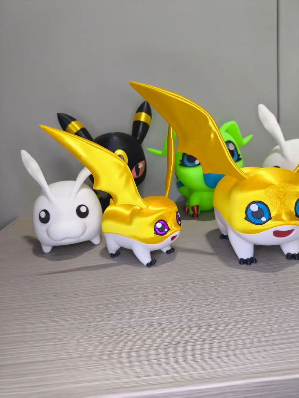 Digimon Patamon Single-Color Print and Assembly Version (No multi-color ...